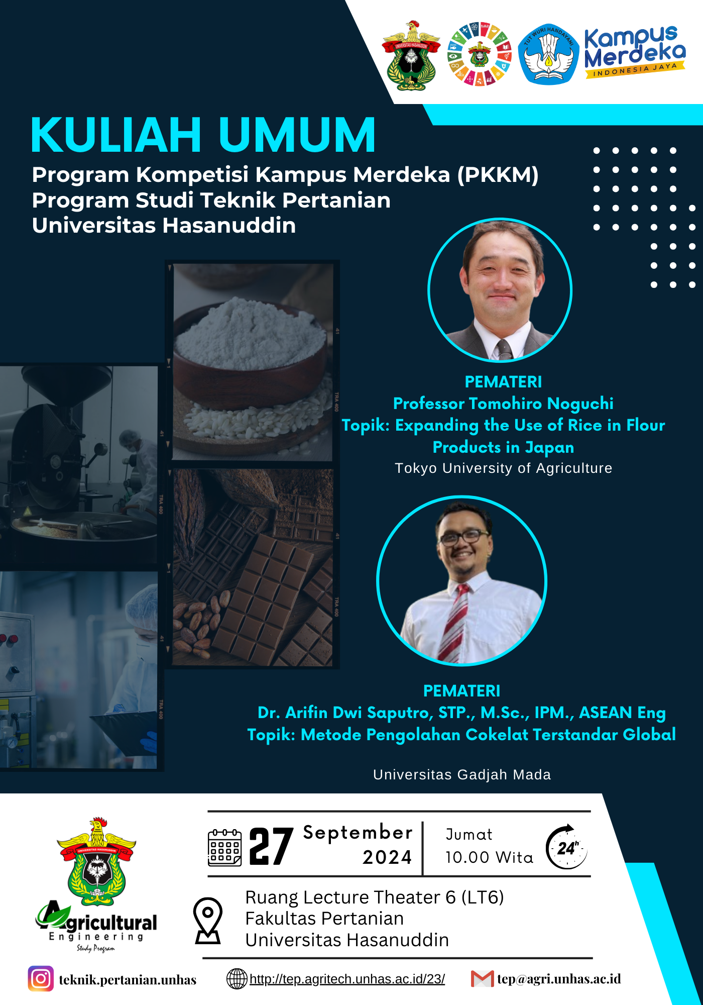 Kuliah Umum: “Metode Pengolahan Cokelat Terstandar Global” dan ...